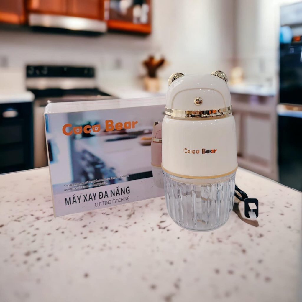 [1 đổi 1 trong 30 ngày]Máy xay Coco Bear 8 lưỡi xay đồ ăn dặm cho bé ...